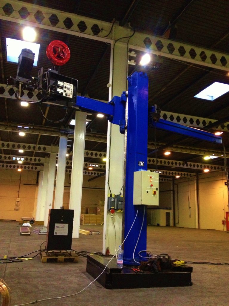 3 x 3 column and boom Lincoln Electric submerged arc welding ...