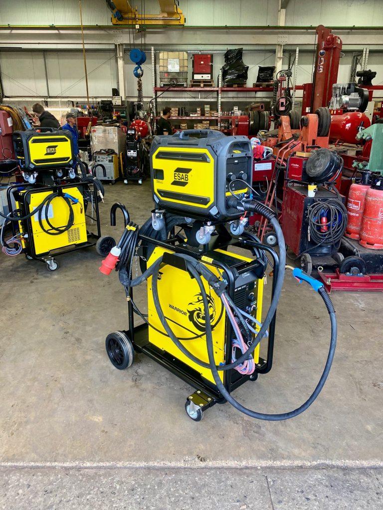 ESAB Warrior 500 amp water cooled MIG welder for hire or sale
