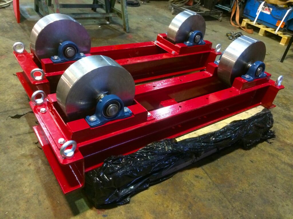 5 tonne STEEL WHEEL welding rotators for hire - Welding Equipment