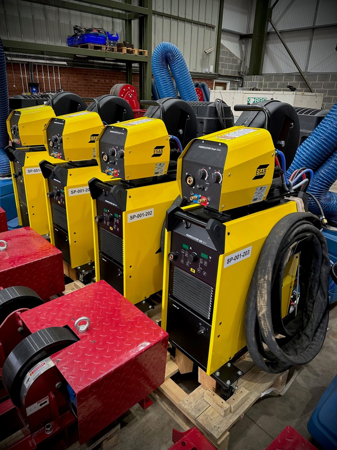 ESAB Fabricator EM 501i water cooled MIG welder 10mtr interlink ...