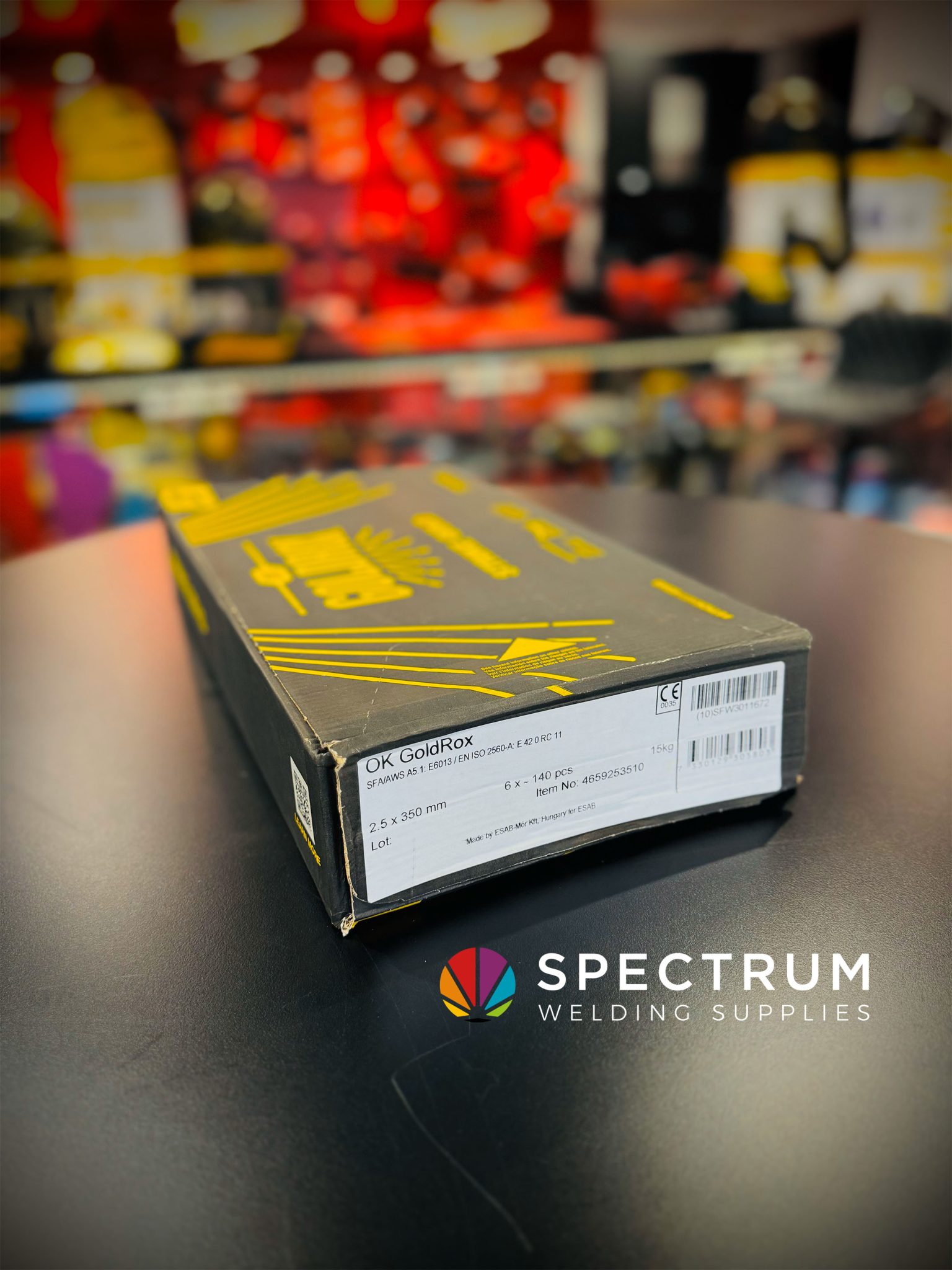 ESAB OK GoldRox 6013 Mild Steel Electrode 2.5mm | 15kg carton - Welding ...