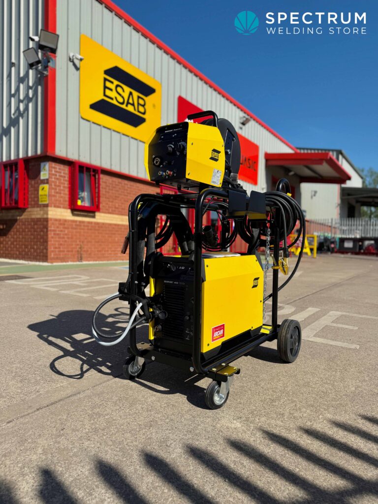 ESAB Warrior 400 air cooled MIG welder with Feed 304 - Welding Equipment