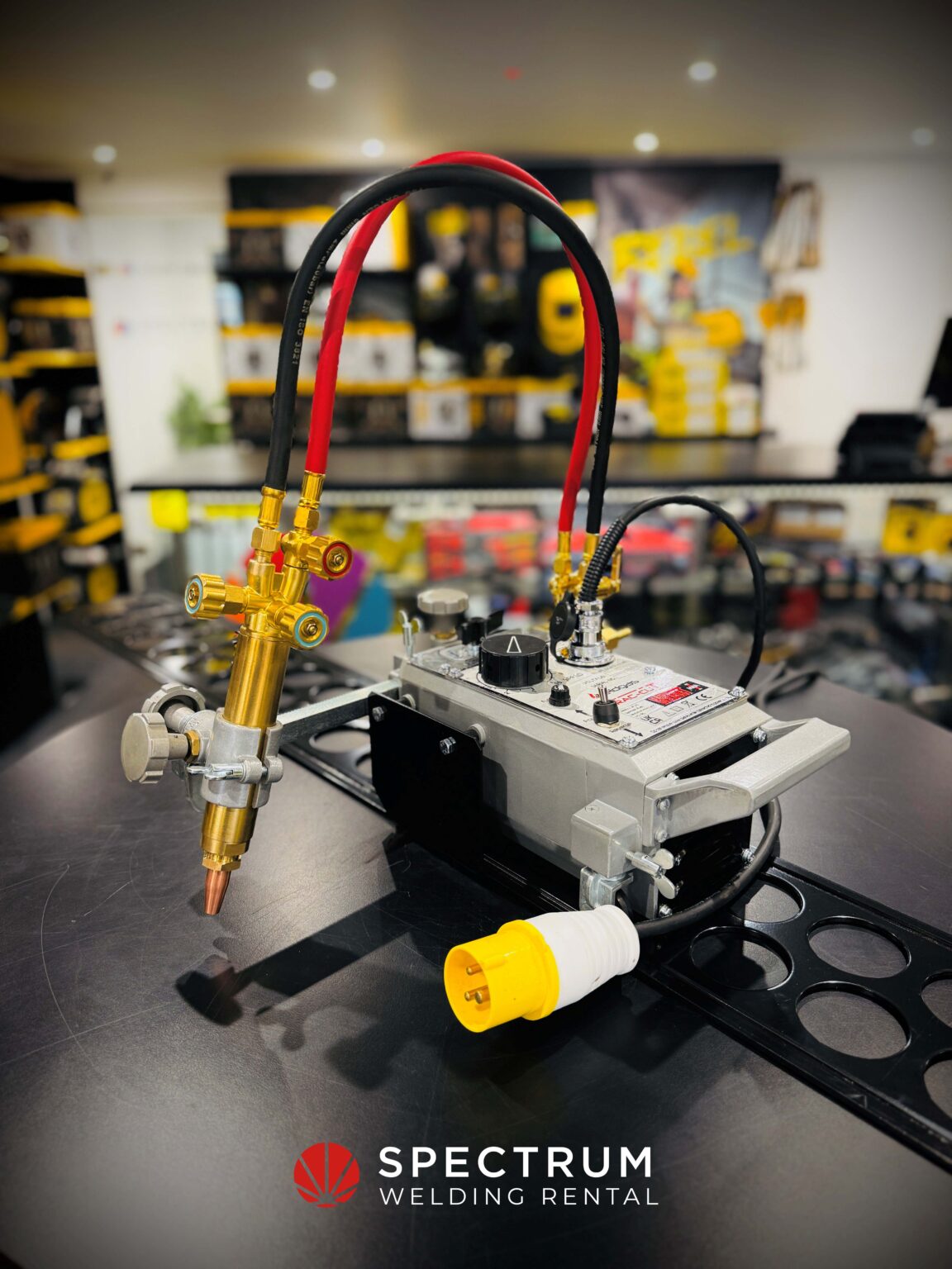 Oxy fuel straight line cutter and track for hire - Welding Equipment